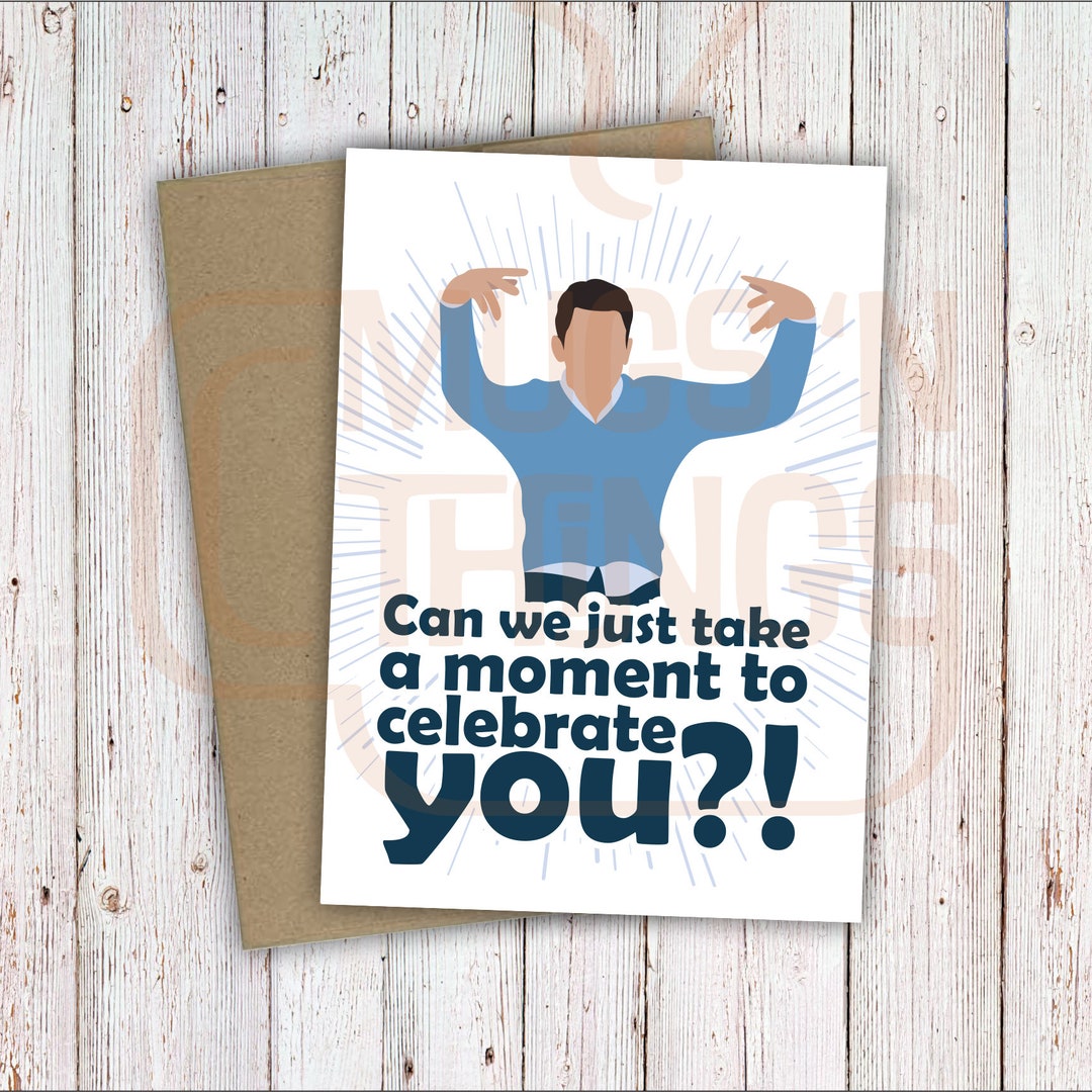 Schmidt Birthday Card, Moment to Celebrate, New Girl, TV Show, Digital ...