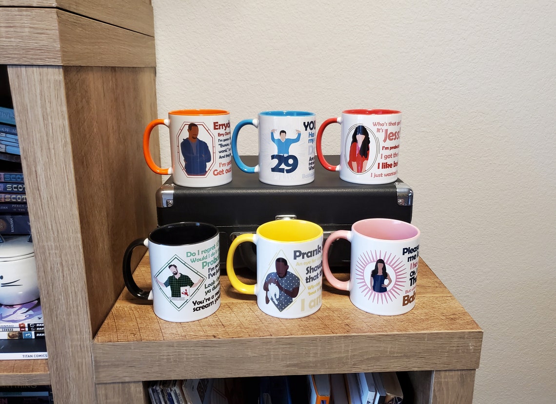 29 Schmidt Quotes Mug New Girl TV Show Blue Mug - Etsy