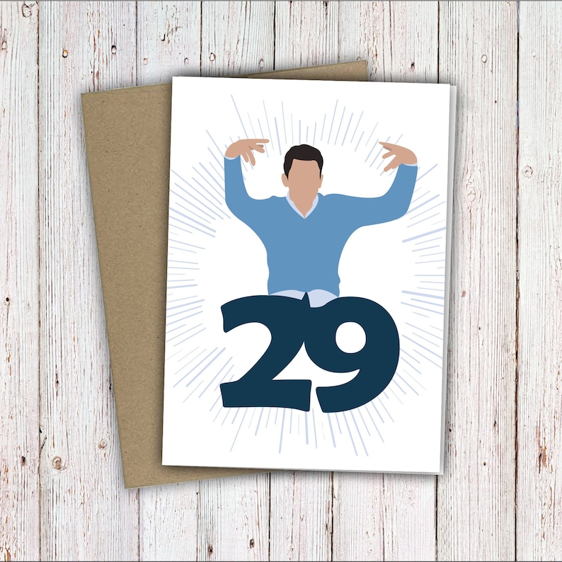 29 Schmidt Birthday Card New Girl TV Show Digital Download - Etsy