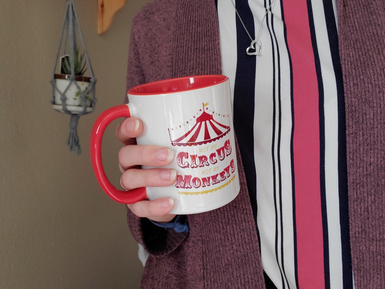 Not My Circus, Not My Monkeys Mug, Work Mug, Not My Problem, Work ...