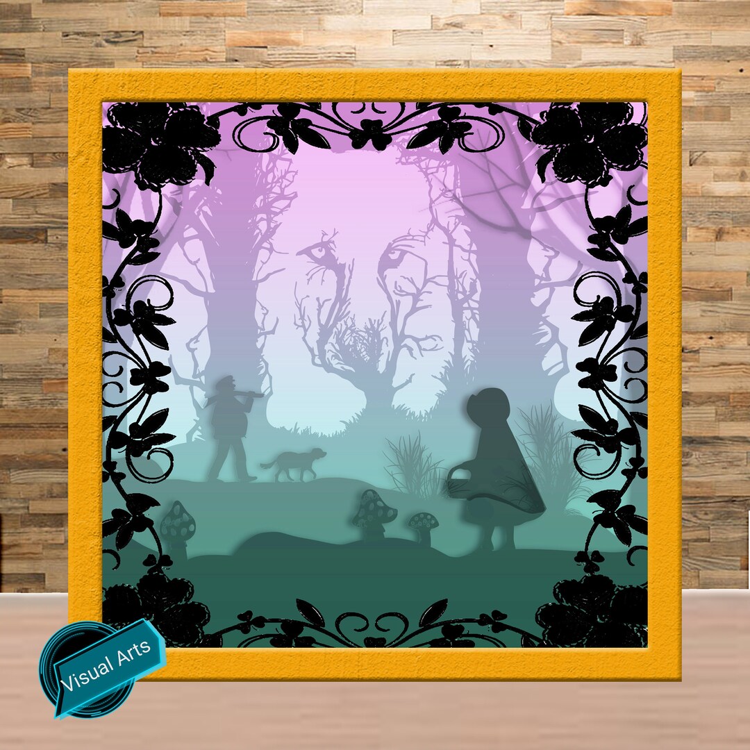 Little Red Riding Hood Template Svg Lightbox - Etsy