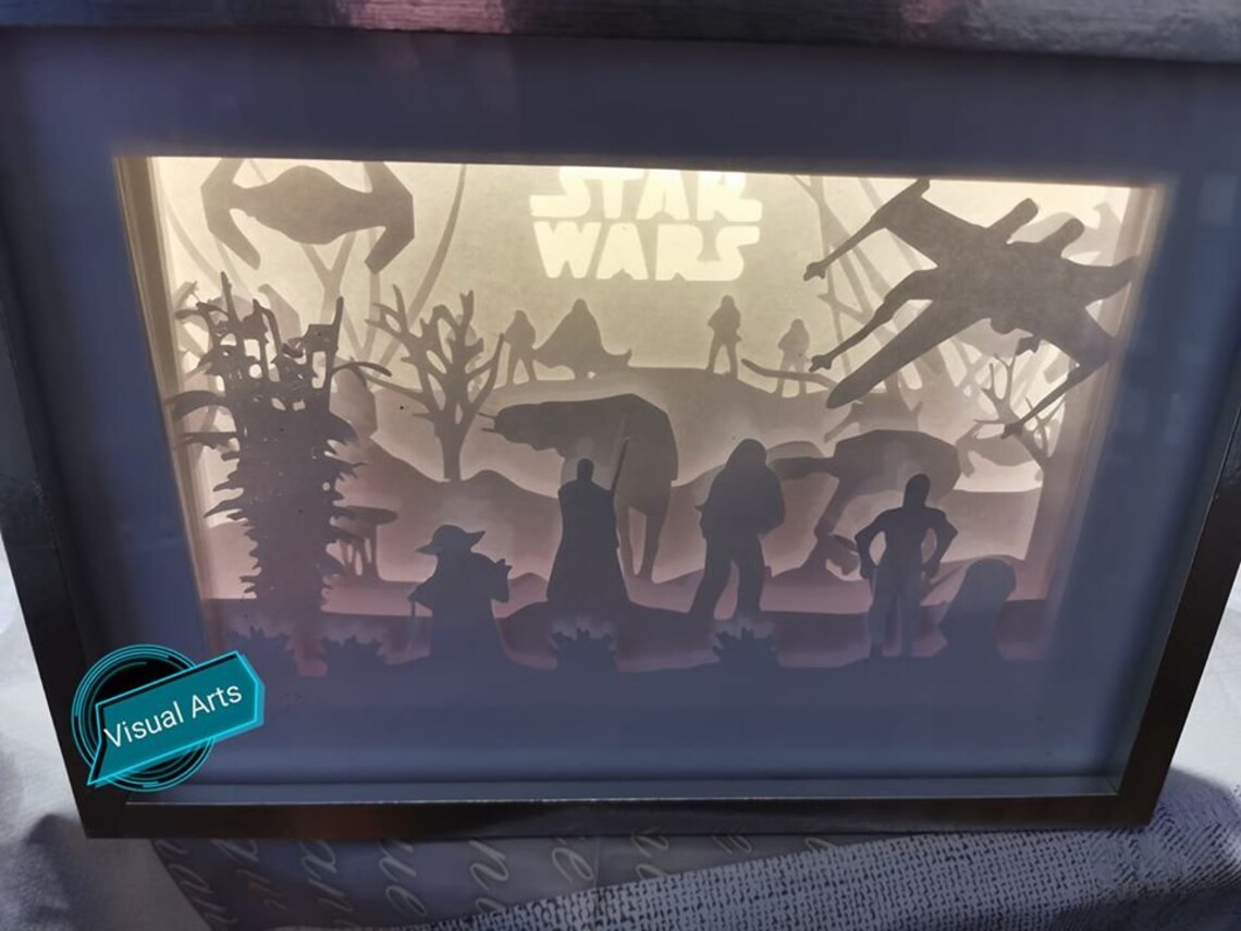 Star Wars Template Svg for Light Box - Etsy UK