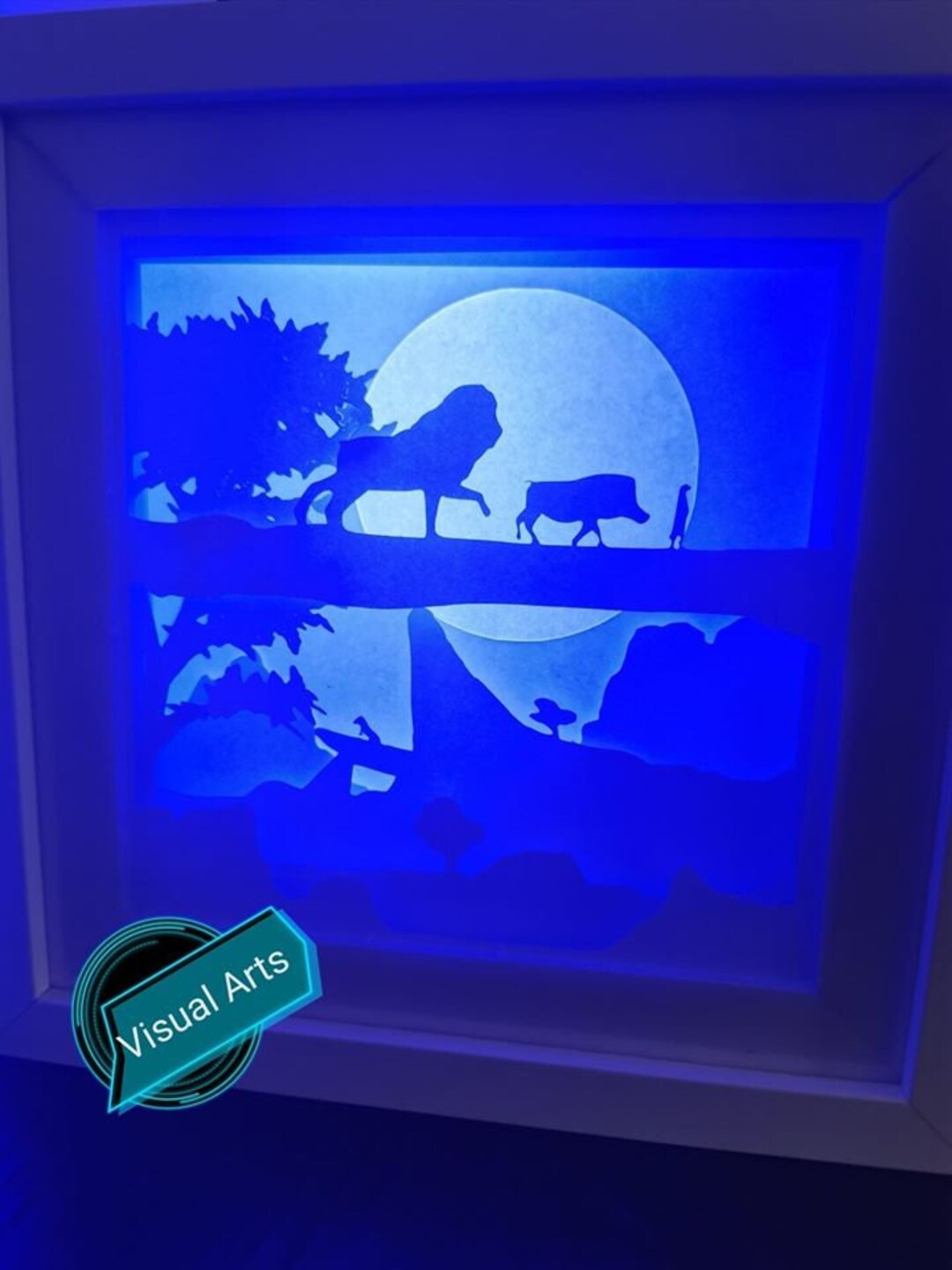 The Lion King the Lion King Template Lightbox SVG PDF - Etsy