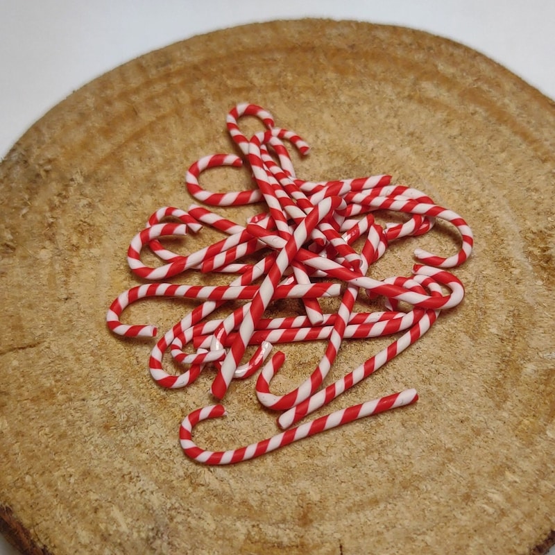 Miniature Candy Canes - Etsy