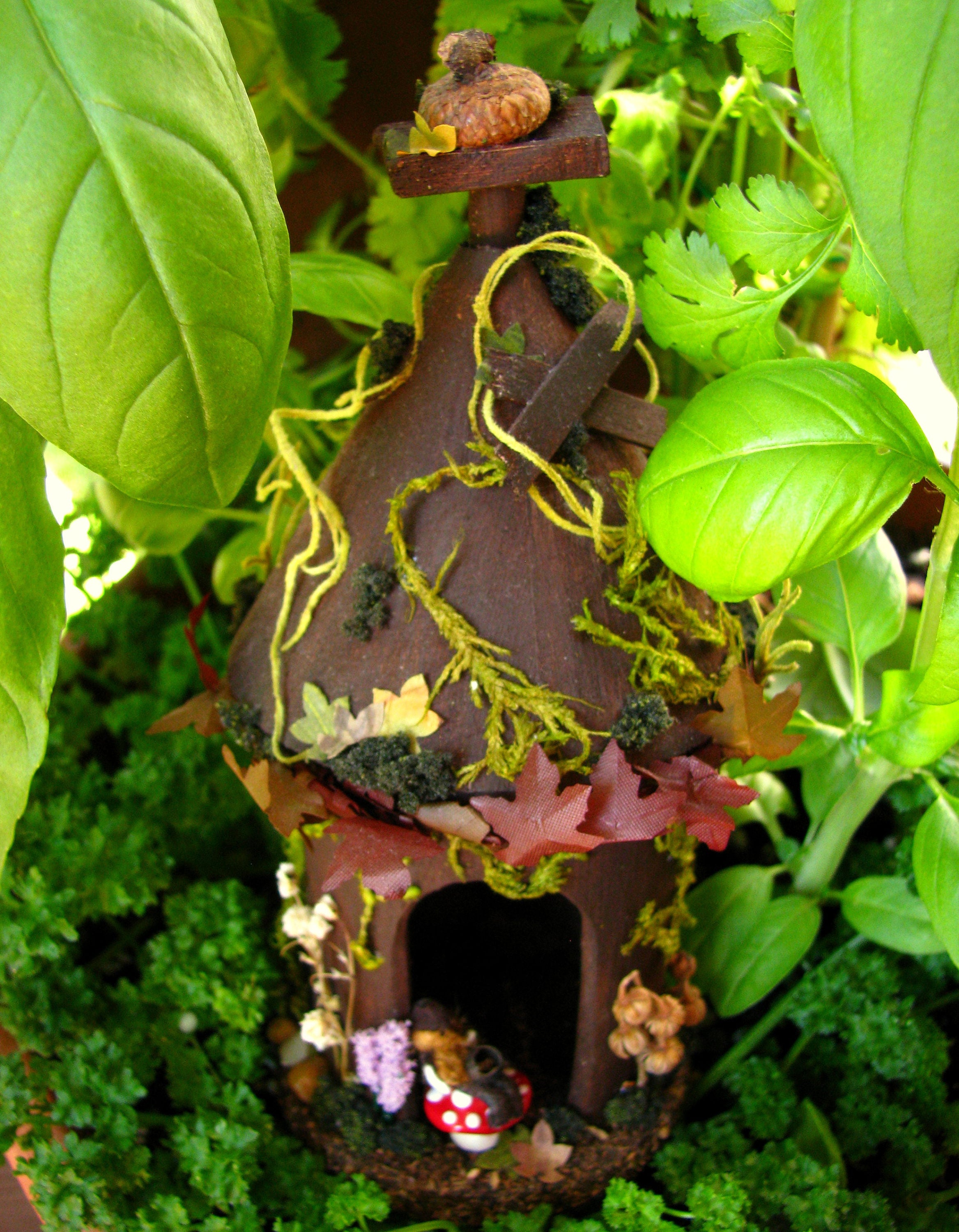 Gnome Home-gnome House-fairy Home-dwarf-gnomes-ooak - Etsy