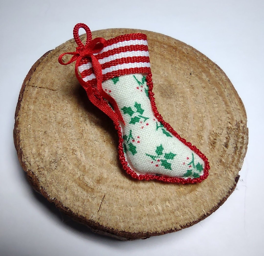 Miniature Stocking-handmade Miniature Stocking-dollhouse Miniatures ...