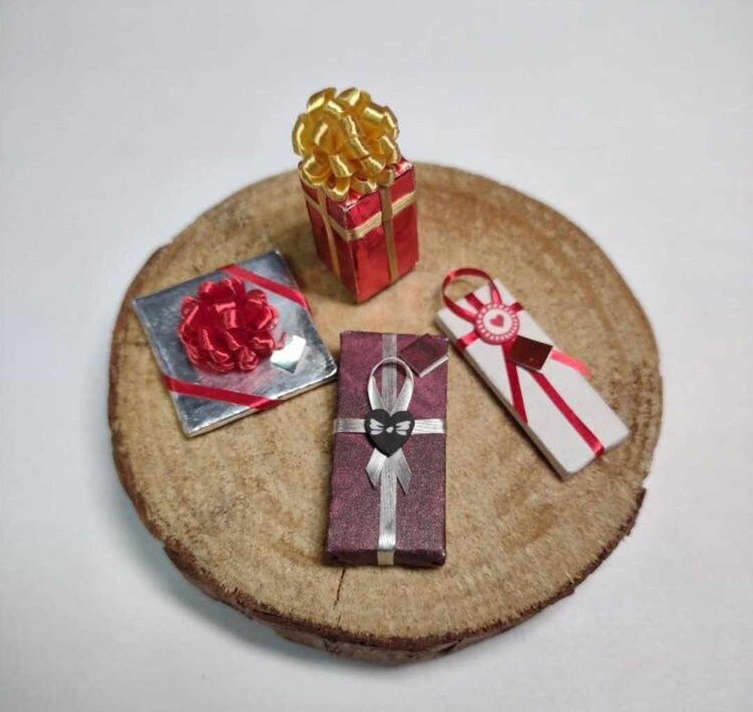 Miniature Valentines Day Presents-handmade Miniature - Etsy