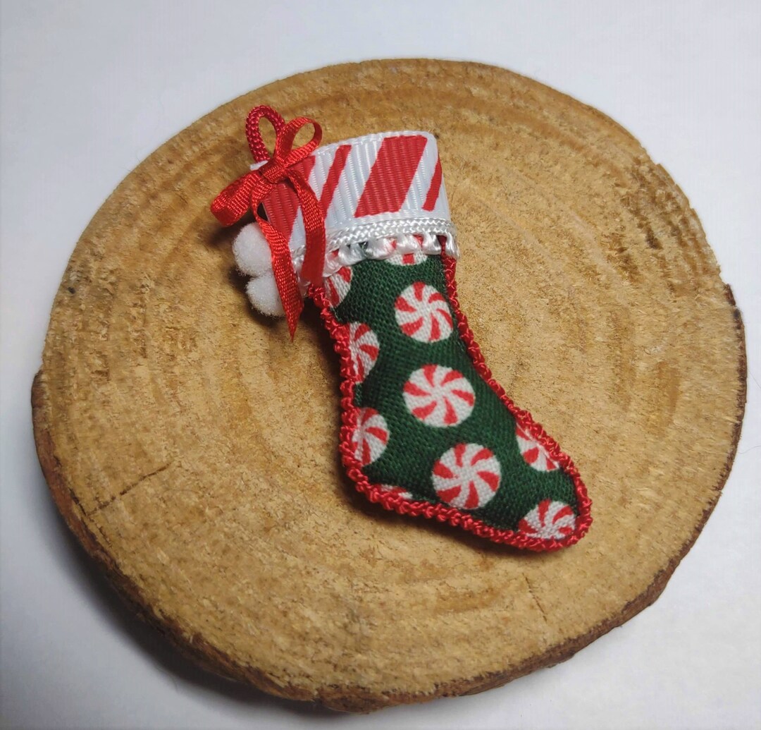 Miniature Stocking-handmade Miniature Stocking-dollhouse Miniatures ...