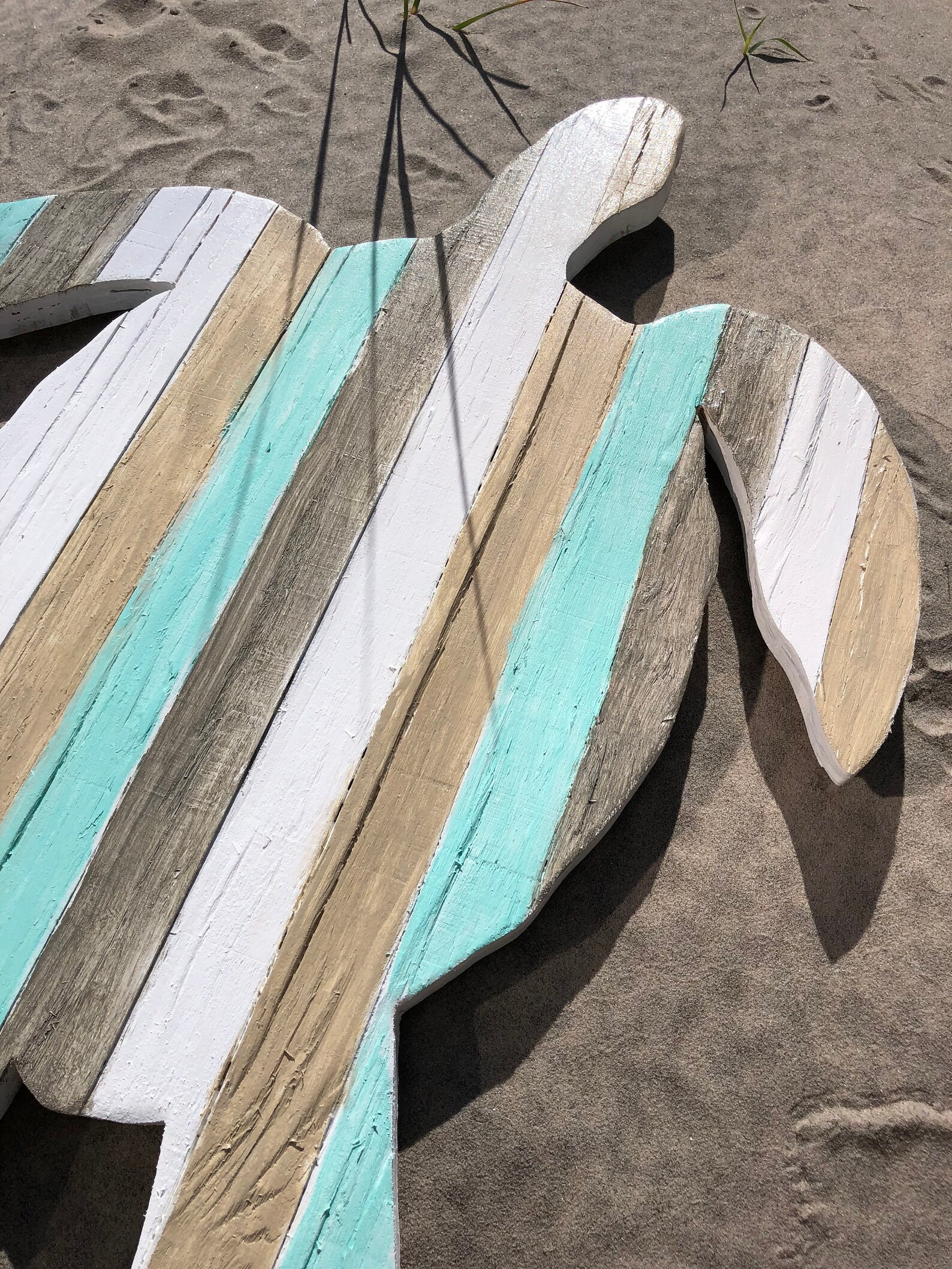 Sea Turtle Reclaimed Wood Rustic Coastal Decor Beach House - Etsy