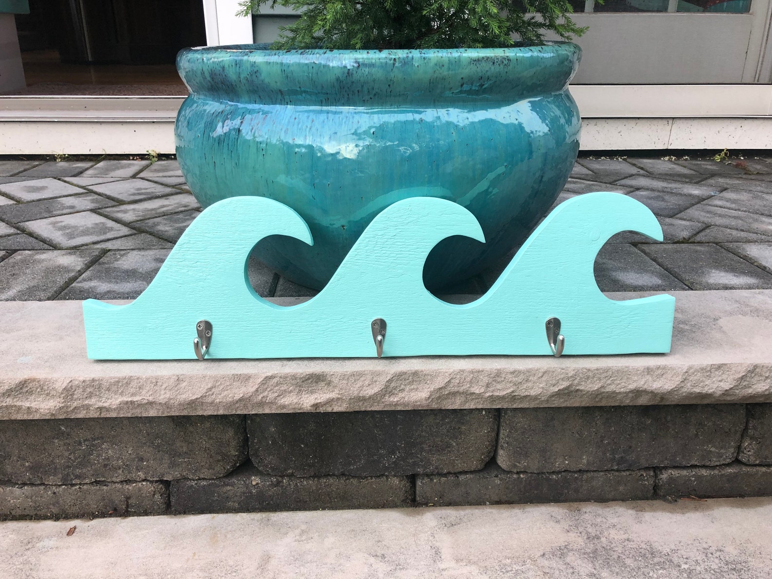 Wave Towel Rack Outdoor Shower Surf Rack | Etsy