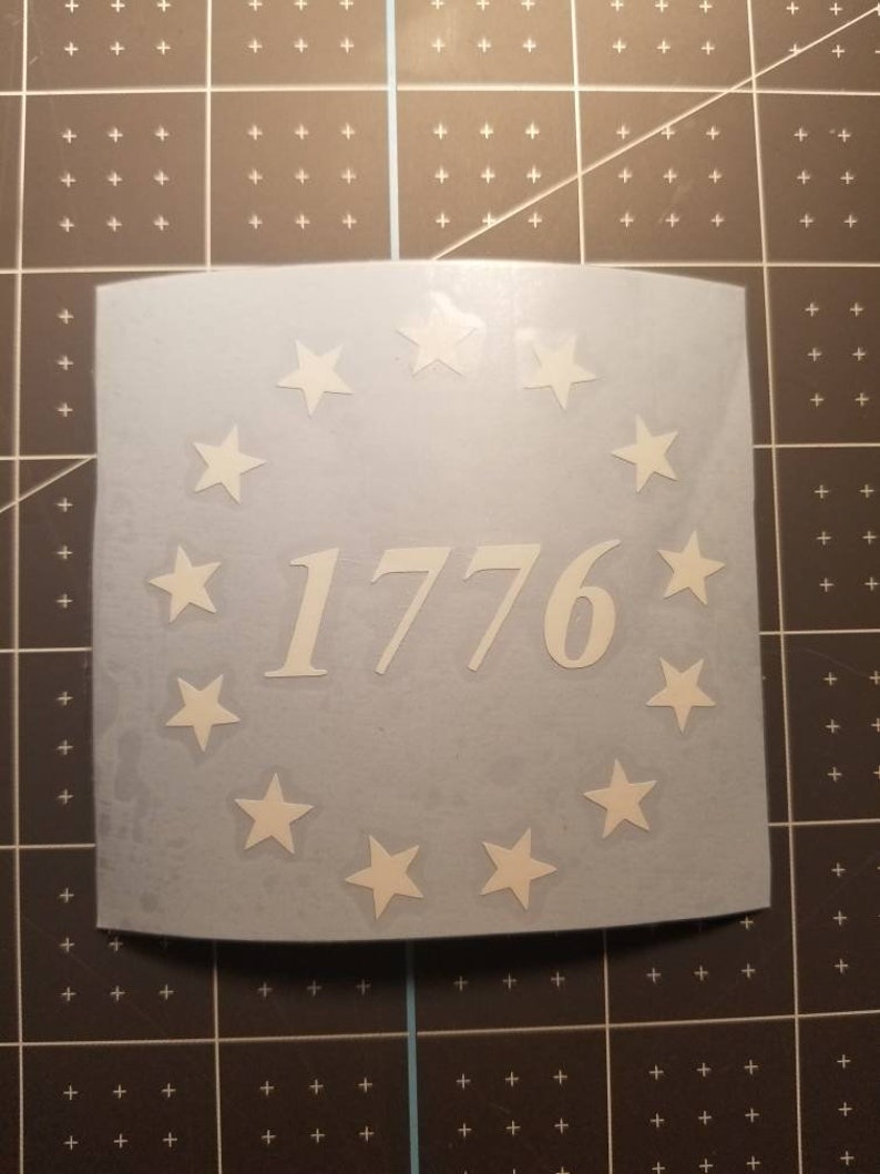 Betsy Ross 1776 Star Decal | Etsy