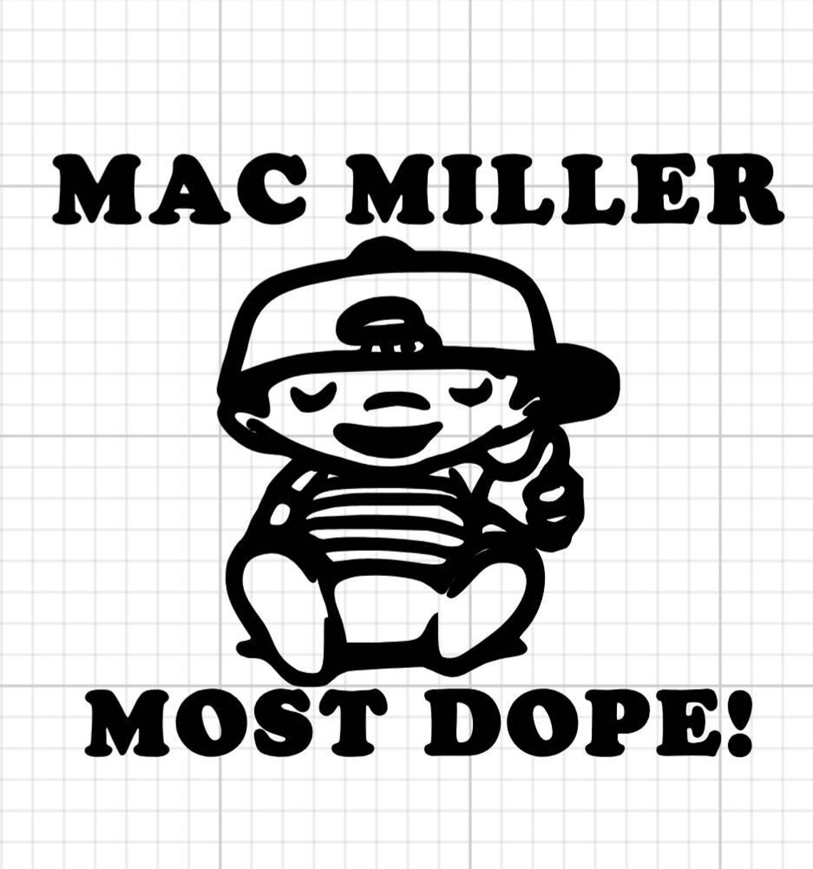 Mac miller most dope vinyl decal sticker | Etsy