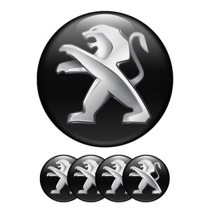 Peugeot Logo Set 4 X 30-120mm Silicone Sticker for Wheel Caps - Etsy