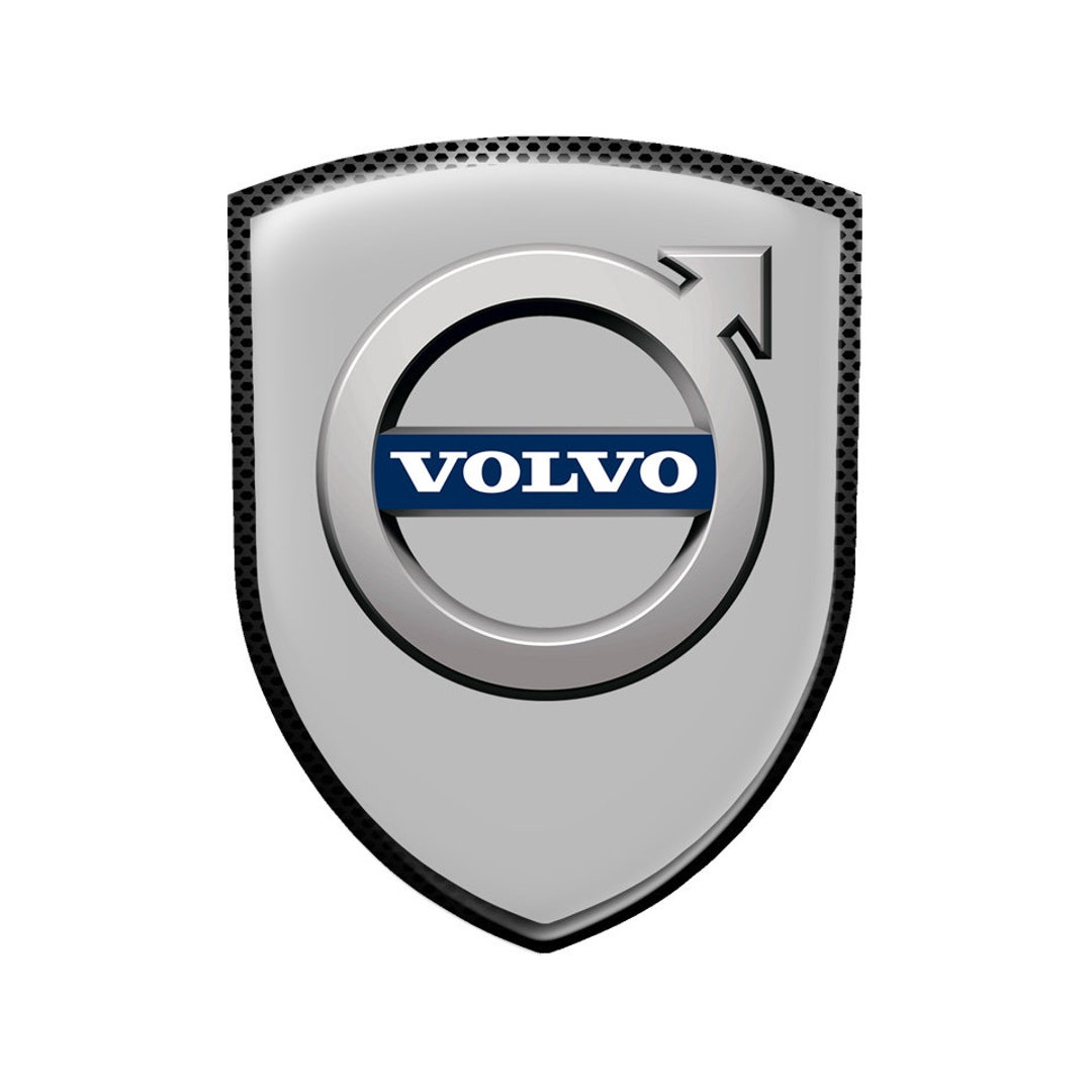 Emblema de la insignia logo de silicona Volvo adhesivo abovedado ...