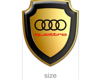 Audi Quattro Emblem Logo - Etsy