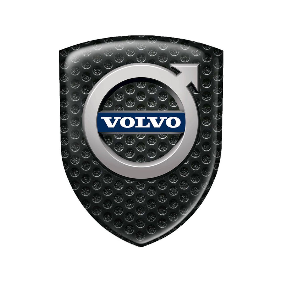 Emblema de la insignia logo de silicona Volvo adhesivo abovedado ...