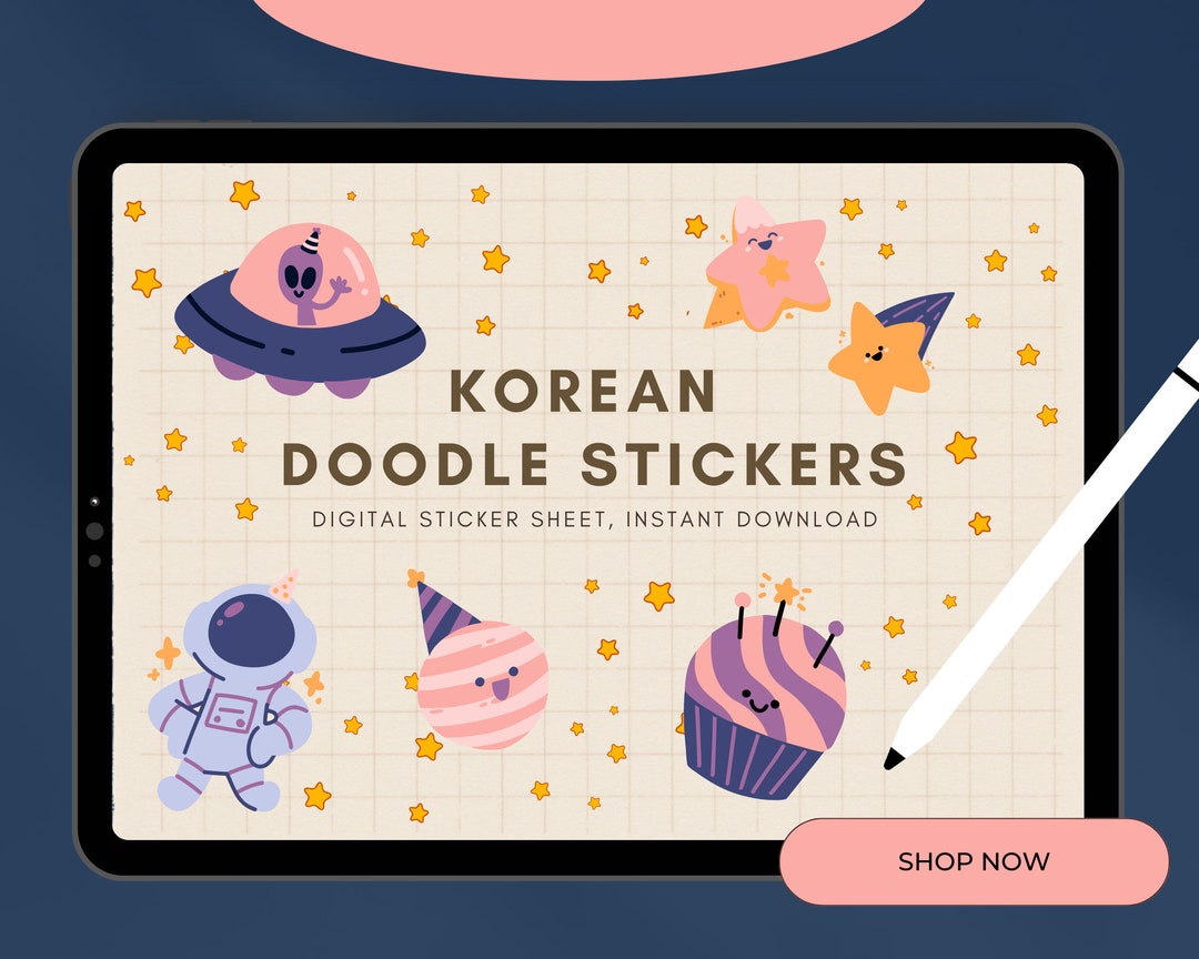 40 Space Astronaut Digital Sticker Pack, Digital Stickers, Png Stickers ...