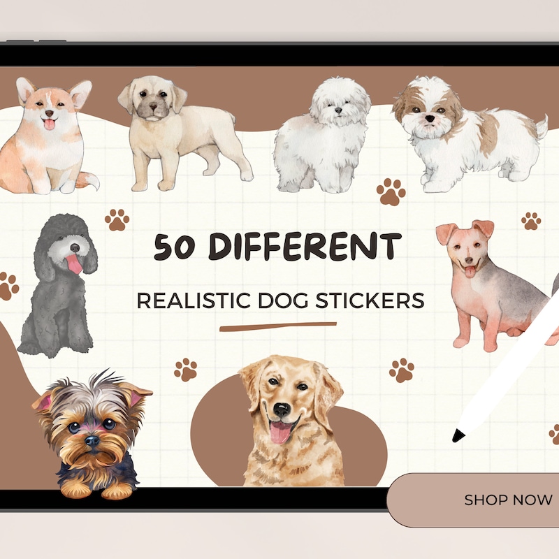 Stickers de perros - Etsy México