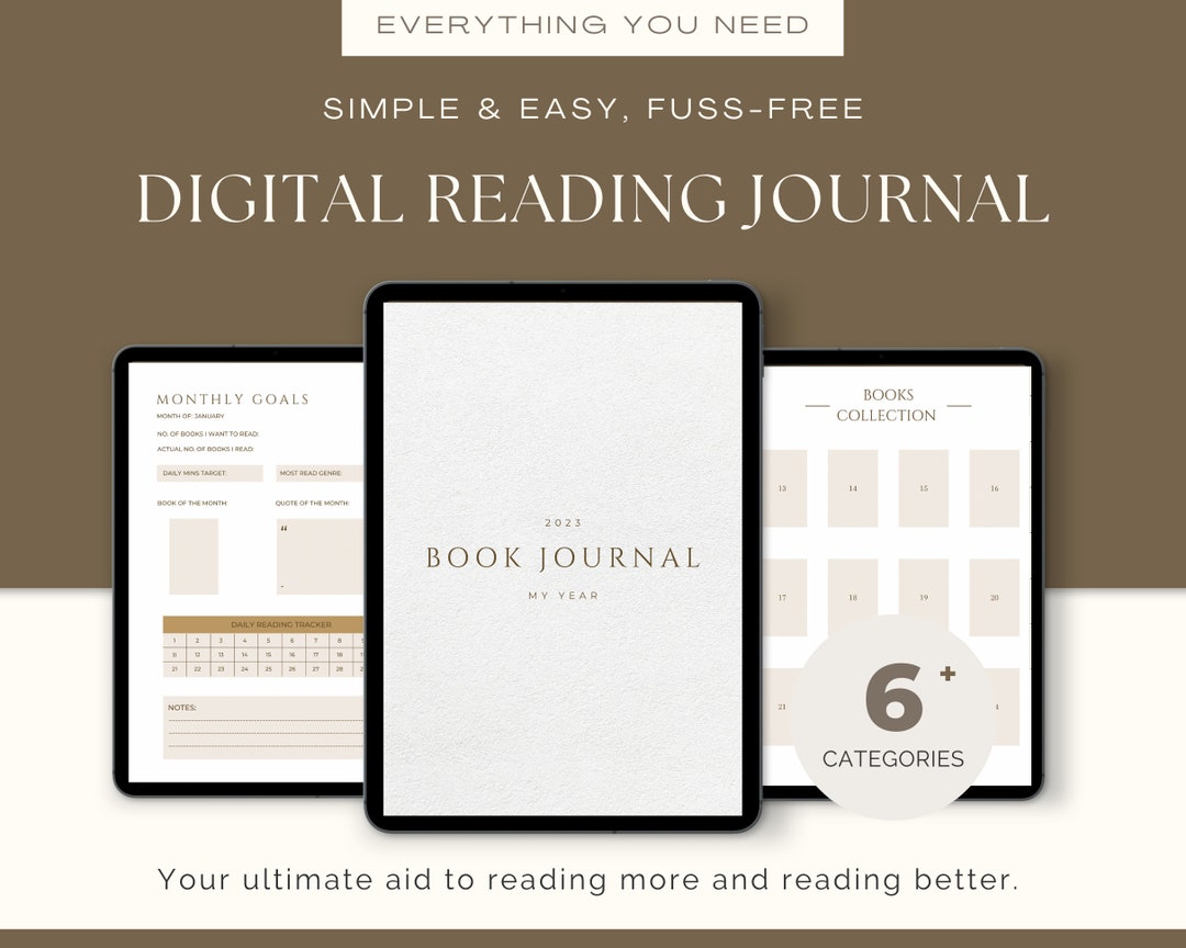 Simple & Fuss-free Digital Reading Journal, Lazy Digital Reading ...