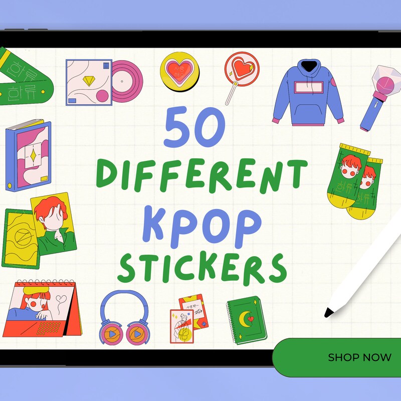 Korean Sticker - Etsy