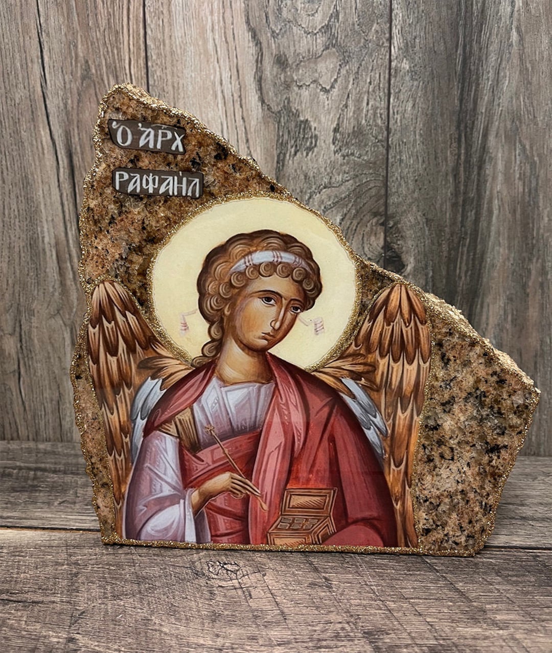 Handmade Icon of Saint Rafail - Etsy