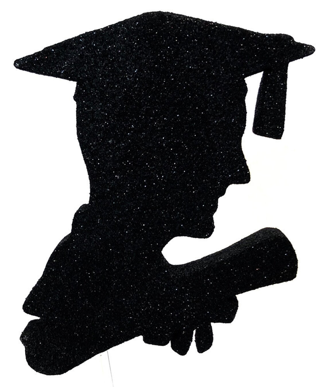 Graduation Silhouette Boy Face Cut Out Graduation Table - Etsy
