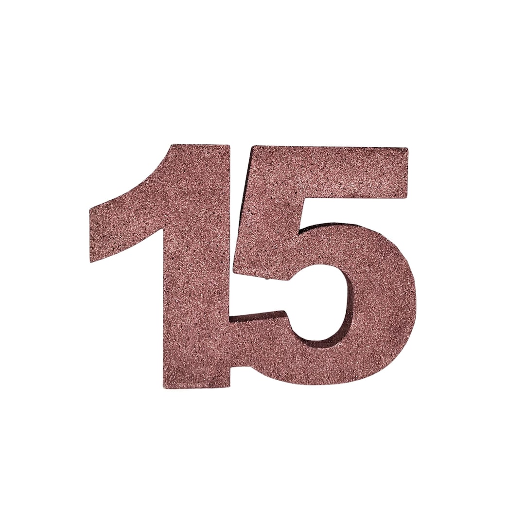 Number 15 for centerpieces, Quinceanera Table Decorations, Photo ...
