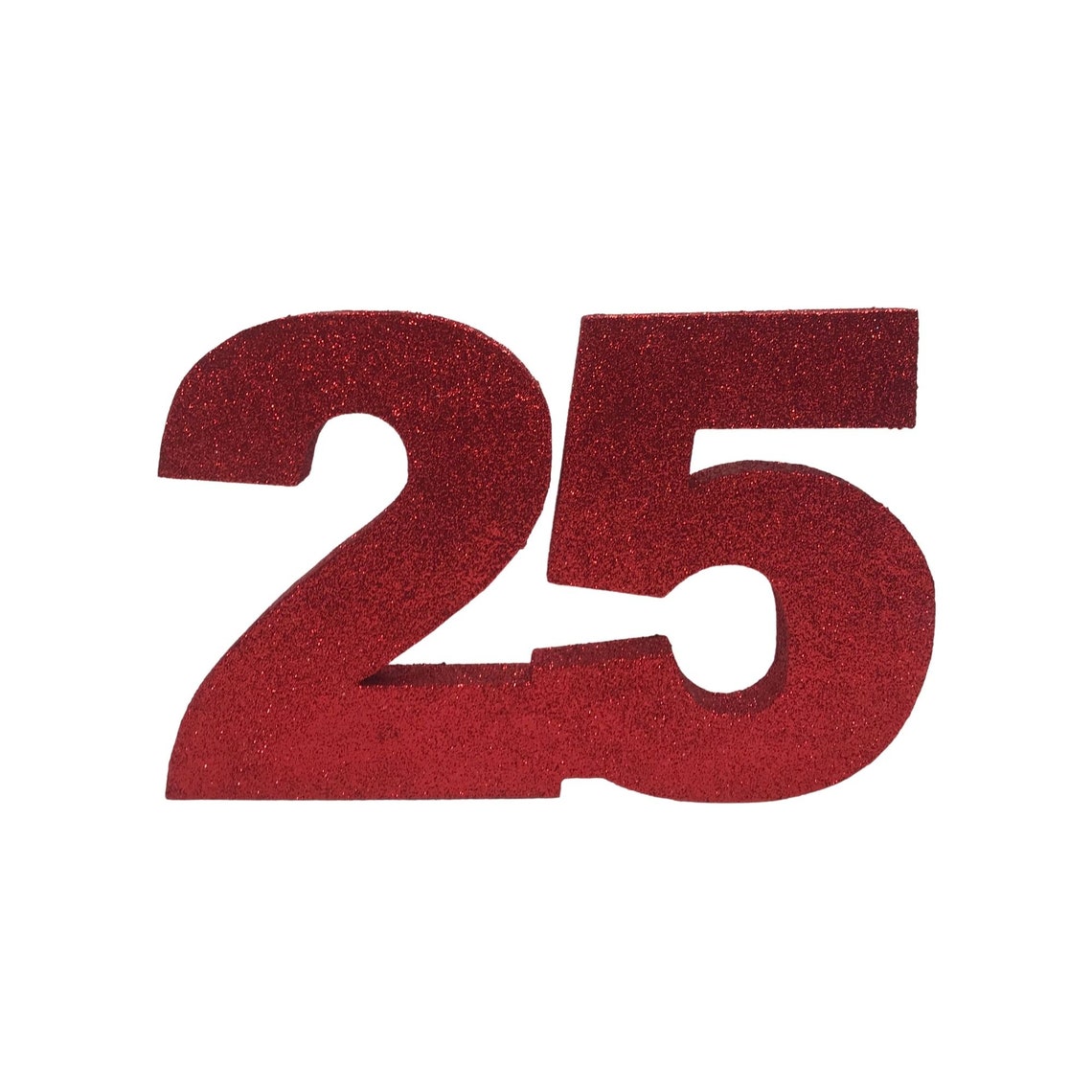 Number 25 Cutout EPS Foam 25th Anniversary Birthday Class - Etsy