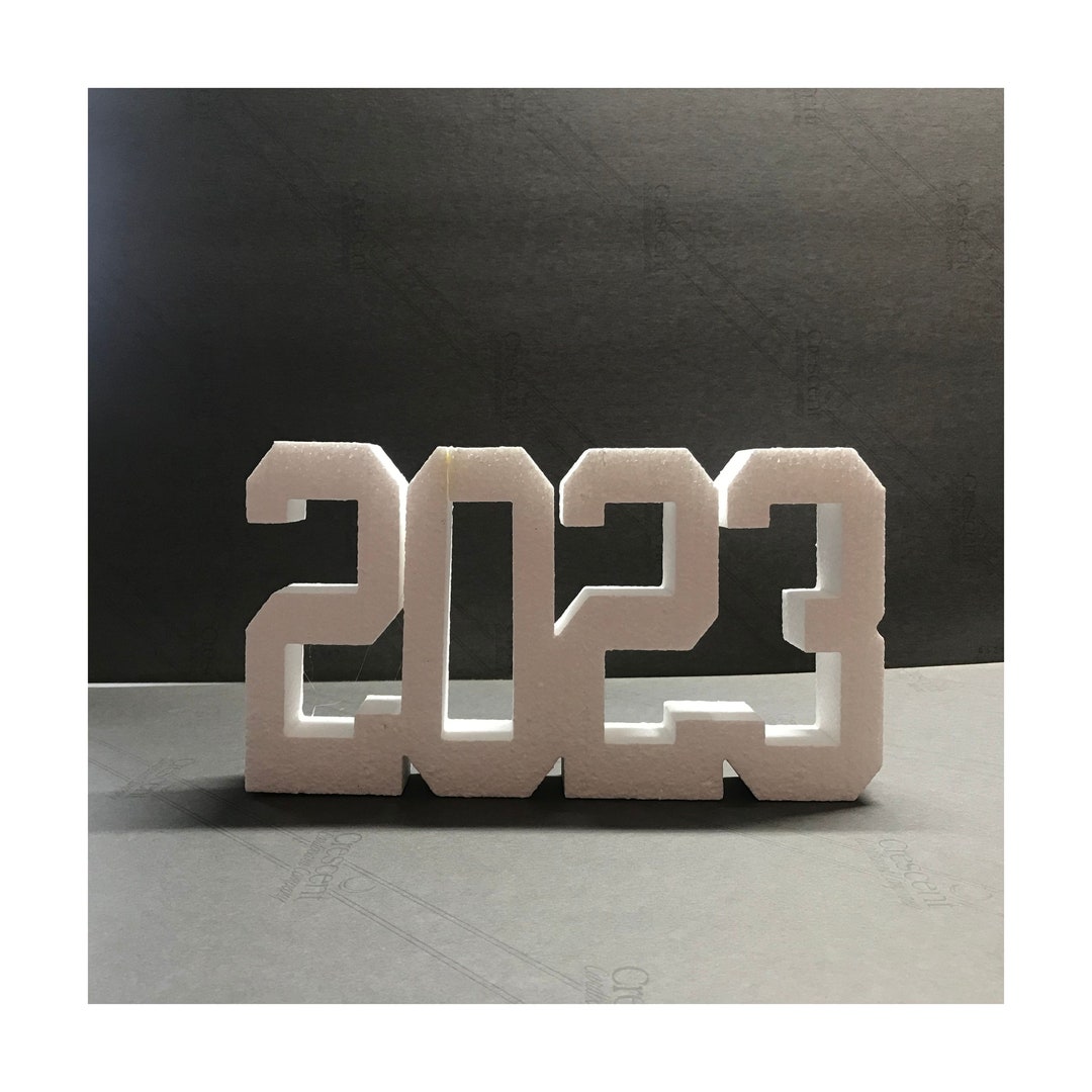 2023 Foam Number for Graduation, Graduation College Font 2023 Cut Out ...