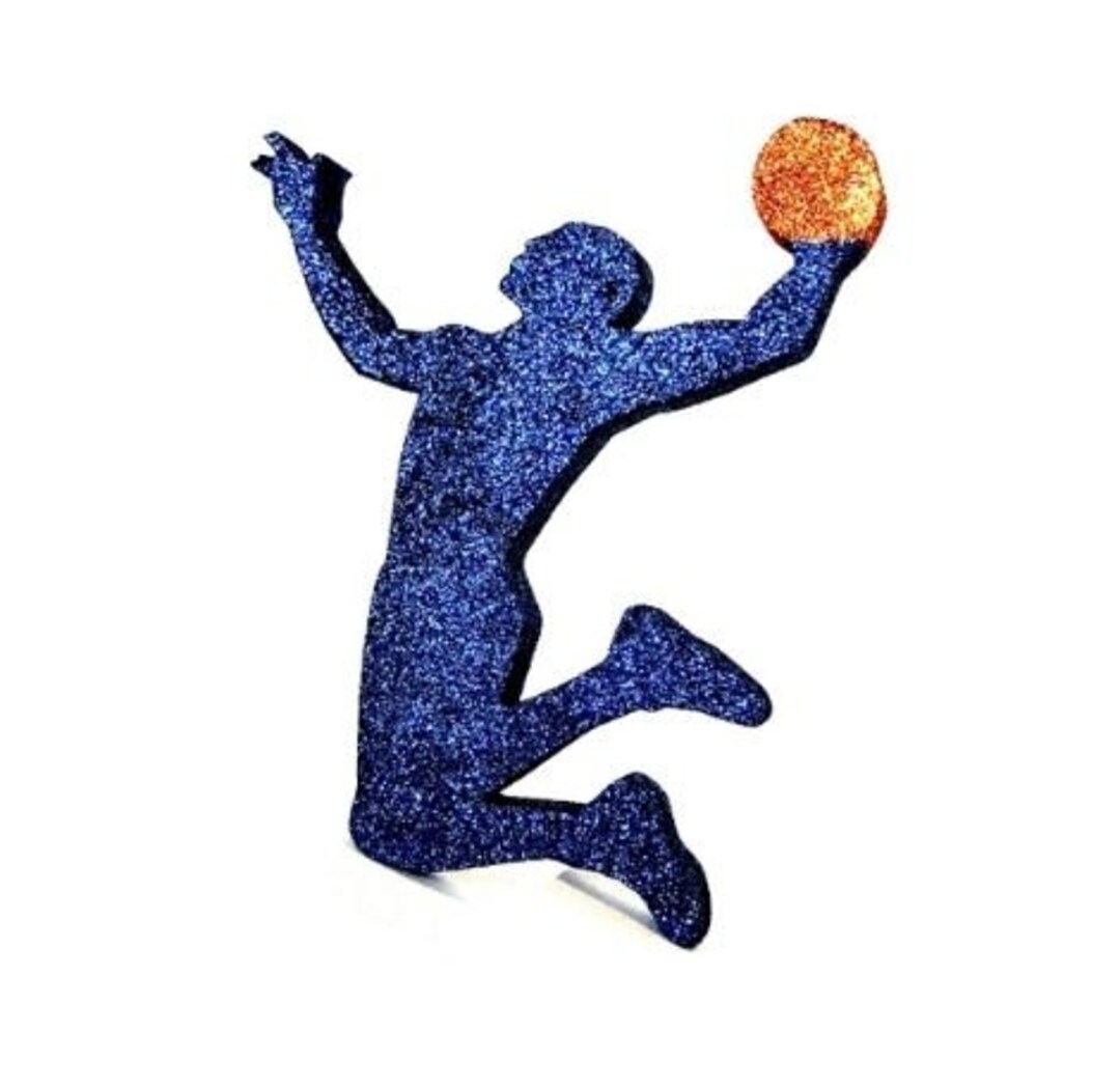 Basketball Slam Dunk Cutout: Sports Banquet Centerpiece Decorations - Etsy