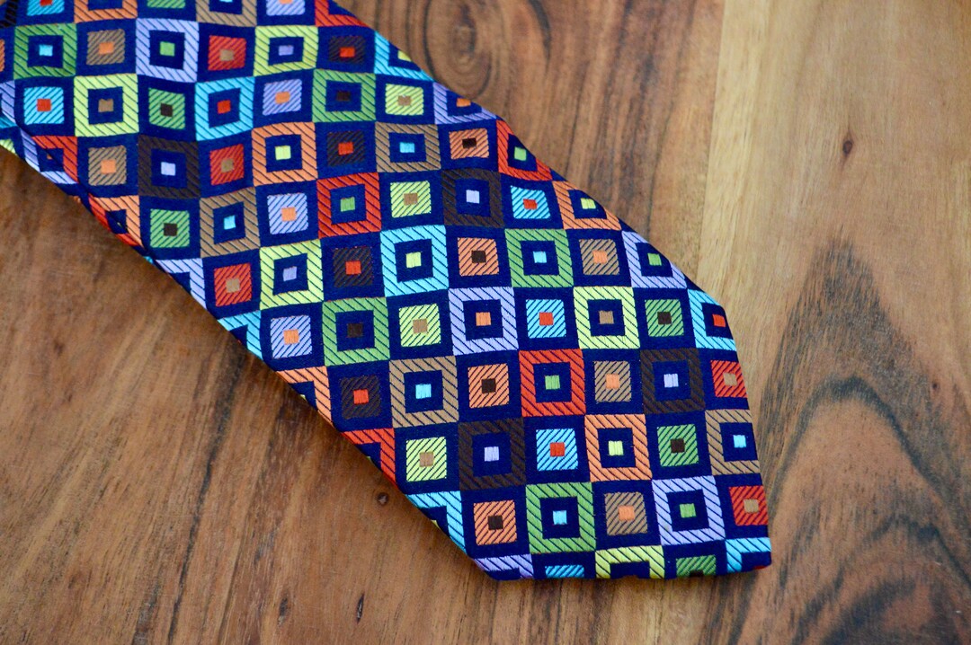 Necktie, Tie, Ties in Uk, Vintage Tie, Rainbow Tie, Suit Accessories ...