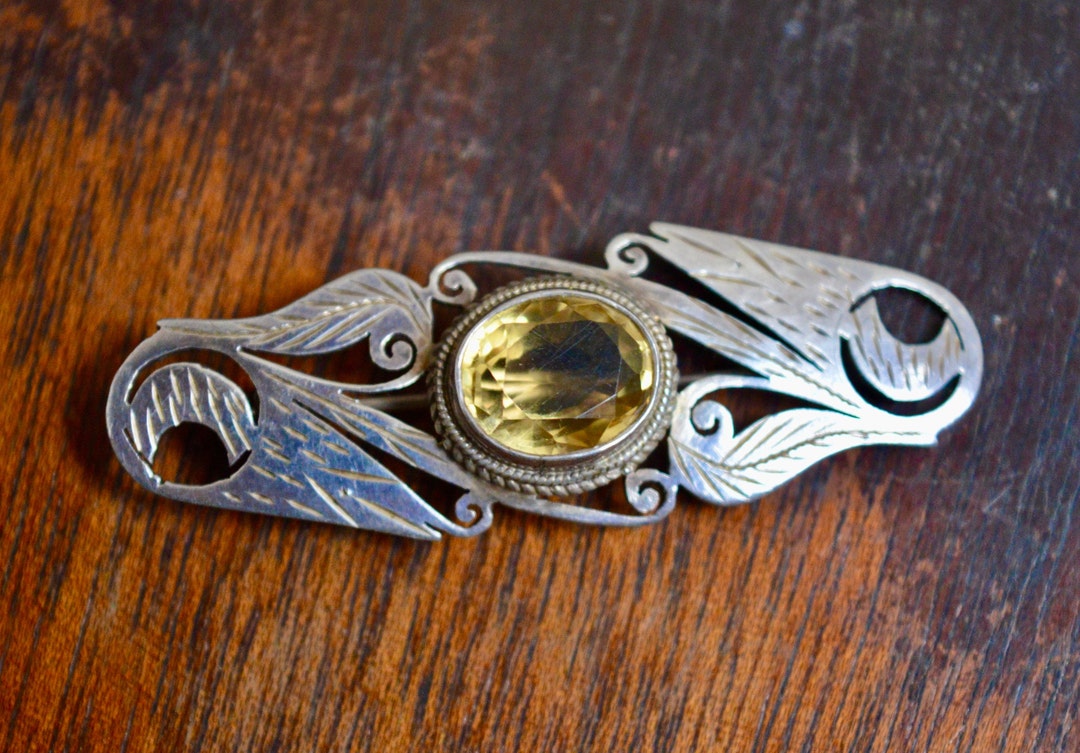 Silver Brooch, Celtic Brooch, Scottish Brooch, Scotland Brooch, Vintage ...