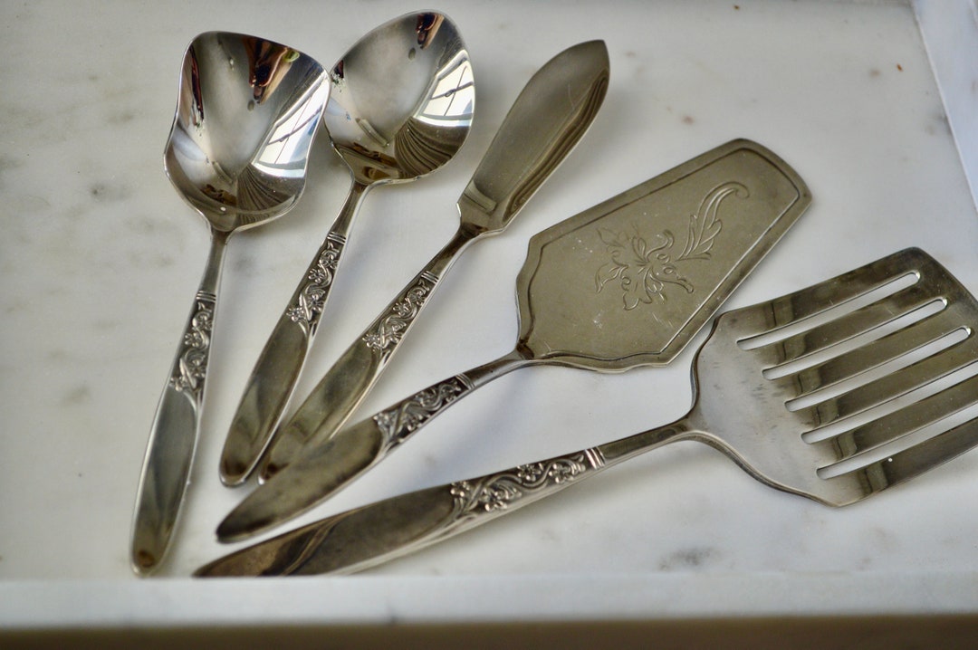 Silverware, Cutlery Set, Afternoon Tea Set, Silver Spoon, Silver Slice ...