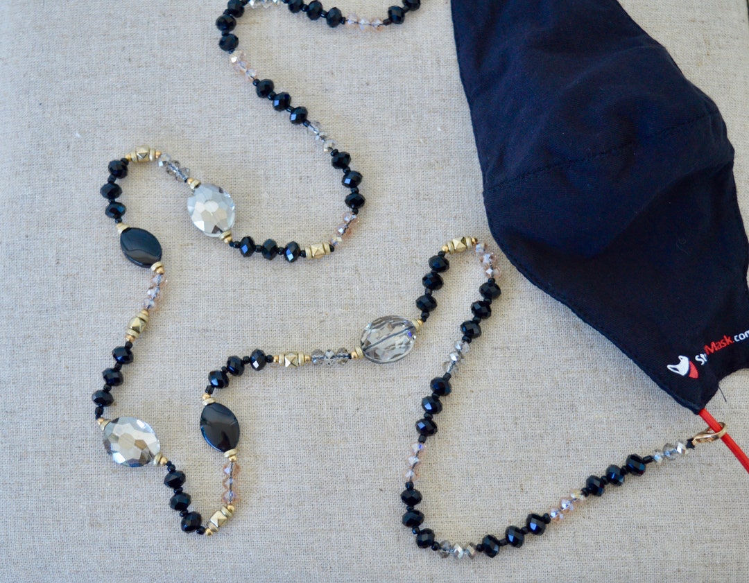 Face Mask Chain, Face Covering Mask, Face Mask Accessories, Embellished ...