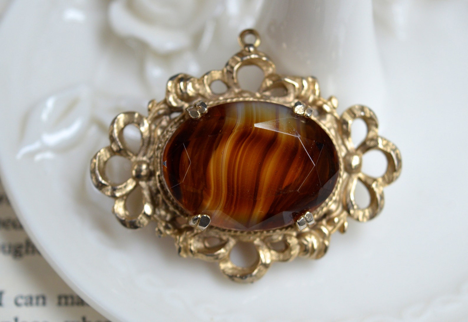 Vintage Brooch Sphinx Brooch Victorian Brooch Floral - Etsy