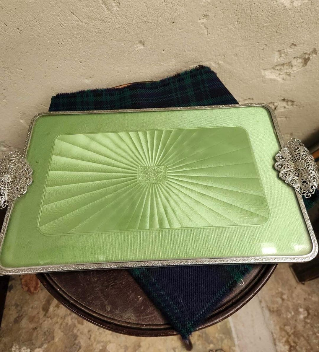 Art Deco Tray, Green Tray, Art Deco Homewares, Trays in UK, Homewares ...