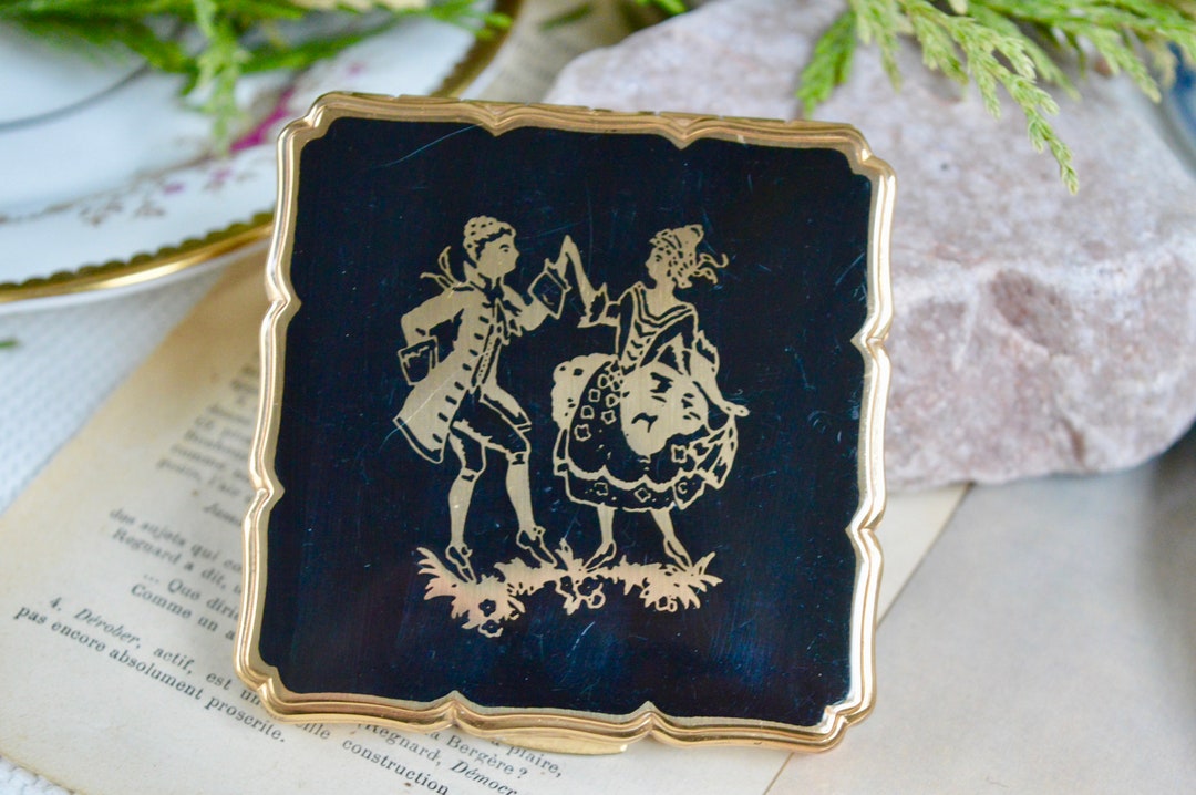 Vintage Compact, Stratton Compact, Square Compact, Black Compact ...