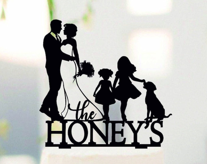 Groom Pulling Bride Wedding Cake Topper, Hooked for Life, Hooked on ...