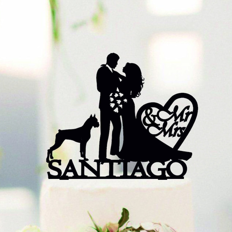 Boxer Cake Topper - Etsy