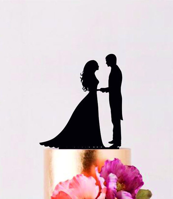 Couple Wedding Cake Topper Cake Topper Custom Wedding Topper Etsy