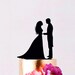 Couple Wedding Cake Topper Cake Topper Custom Wedding Topper - Etsy