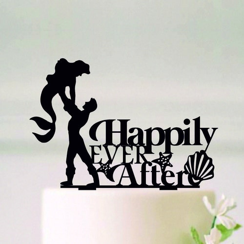 Personalized Scuba Diver and Mermaid Wedding Cake Topper - Etsy Canada