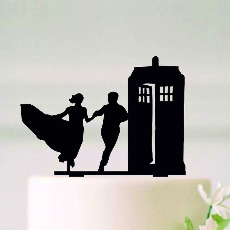 Tardis Cake Topper - Etsy