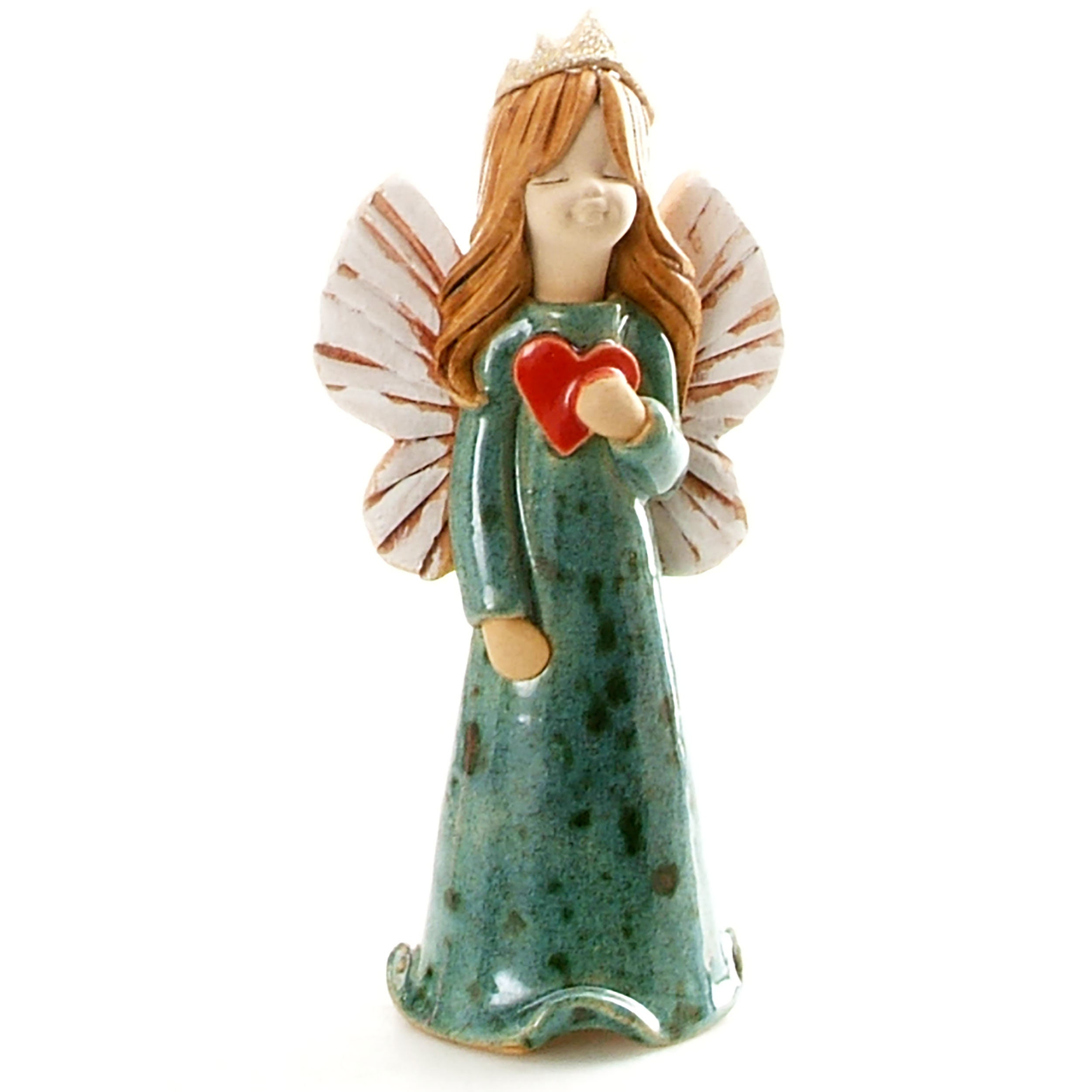 Happy Birthday Angel in 3 Colourways Ceramic Hand Made - Etsy