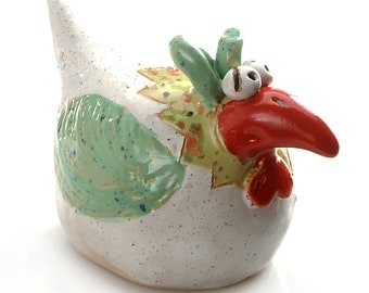 Ceramic Chicken - Etsy