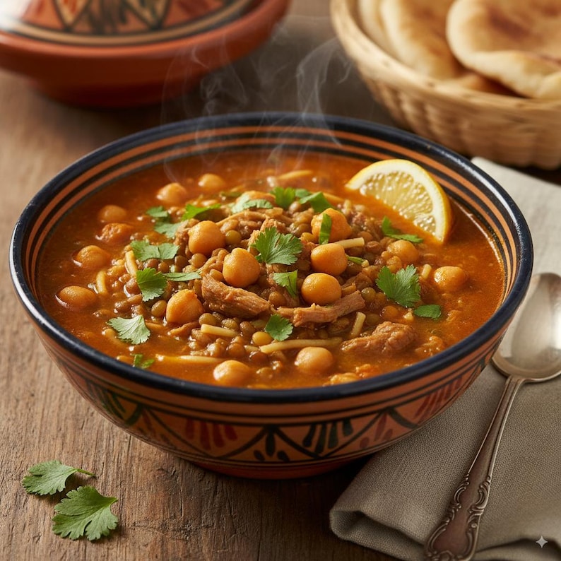Moroccan Traditional Soup Recipe (harira)| Instant Digital Download ...