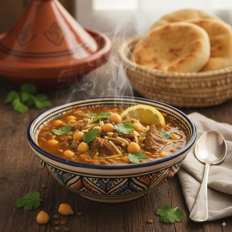 Moroccan Traditional Soup Recipe (harira)| Instant Digital Download ...