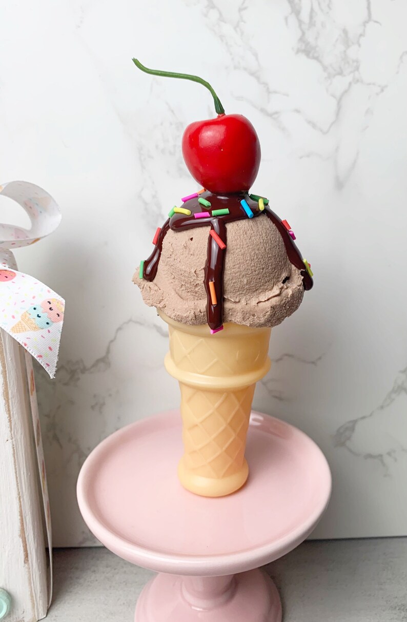 Fake Ice Cream Ice Cream Decor Birthday Decor Summer Decor - Etsy