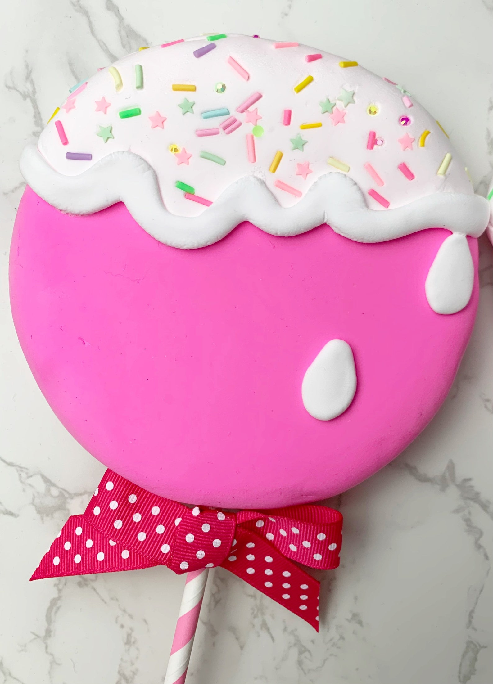 Fake Lollipops Pink Lollipops Fake Candy Birthday Decor - Etsy