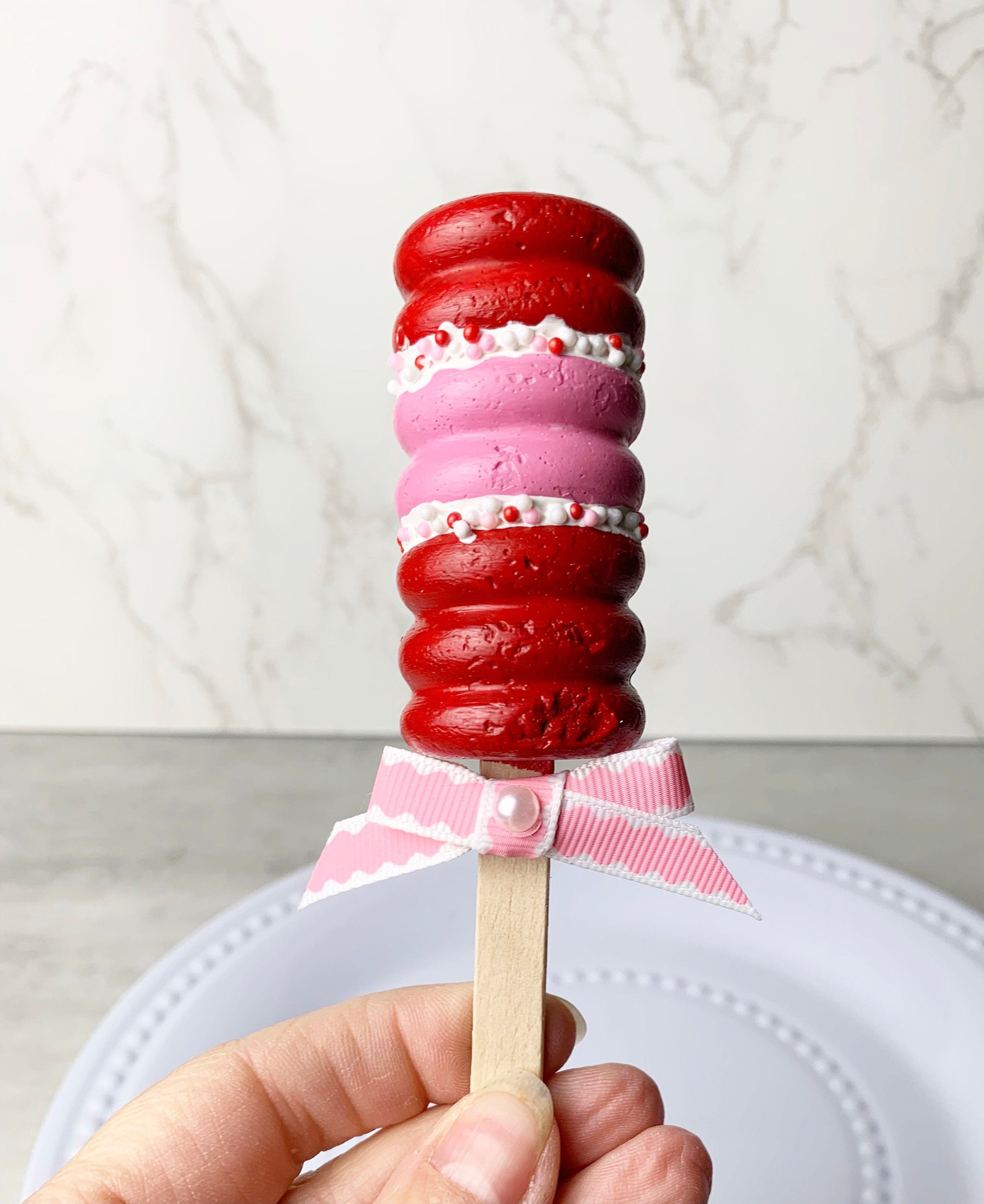 Fake Valentine’s Popsicle, Valentines Decor, Fake Popsicle - Etsy